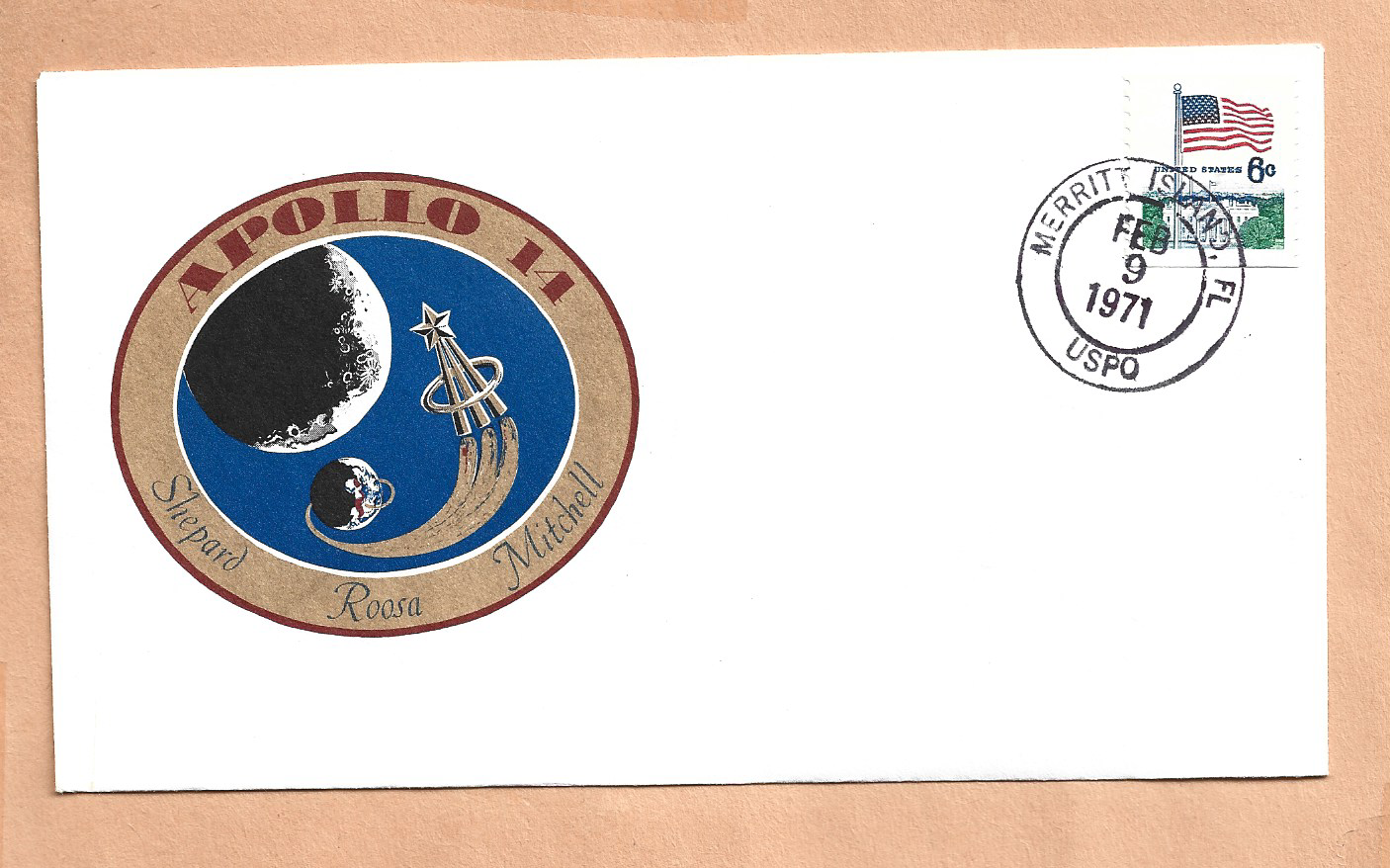 APOLLO 14 SPLASHDOWN FEB 9,1971 MERRITT ISLAND FL SPACE COVER NASA | eBay