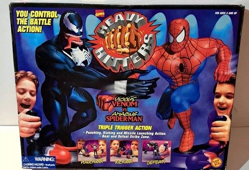 Marvel Comics Heavy Hitters Spider-man Vs Venom Toy Biz Karate Fighters ...