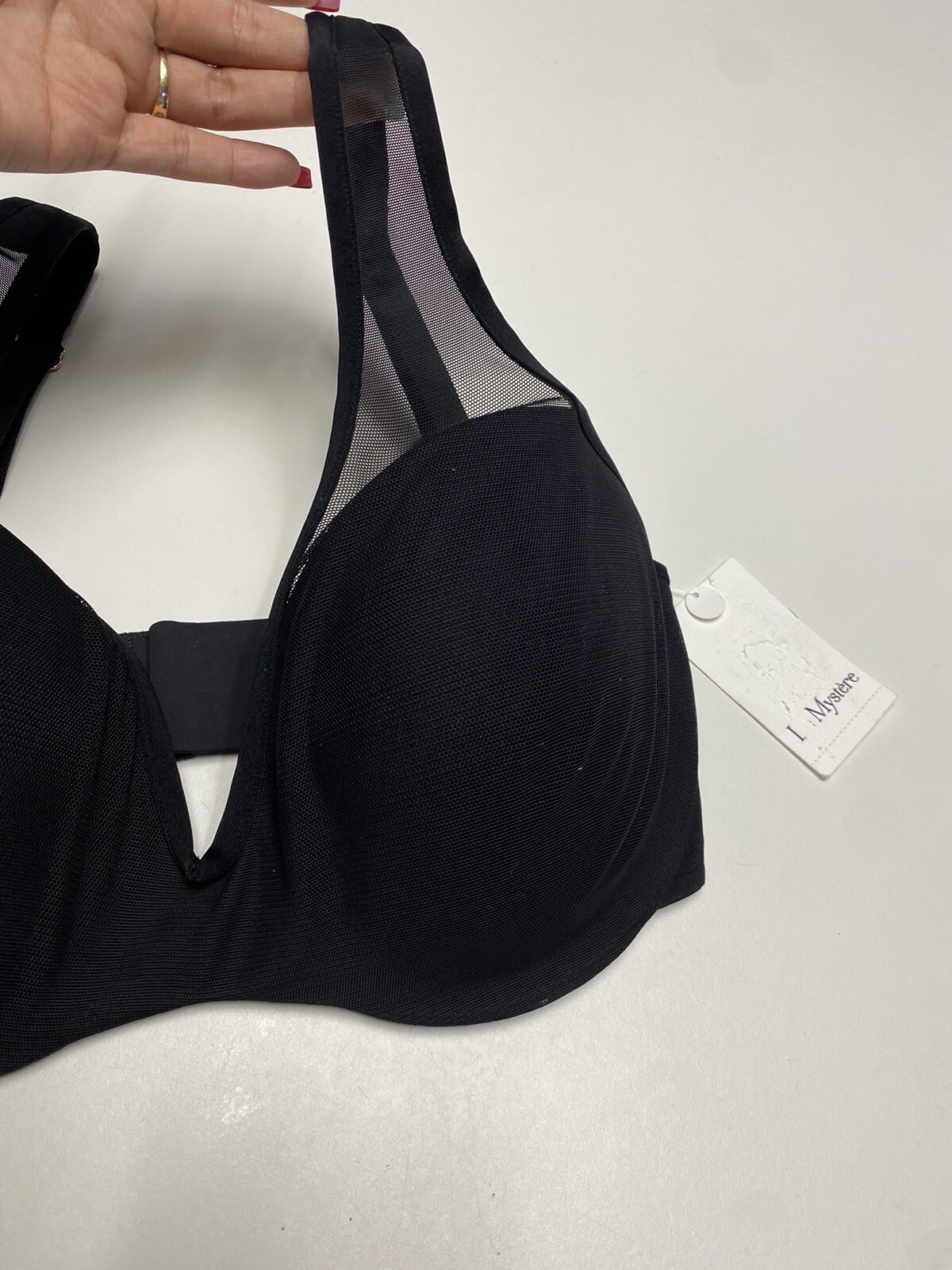 Le Mystere Women’s Sheer Illusion Demi Bra Bra Black Size 32G | eBay