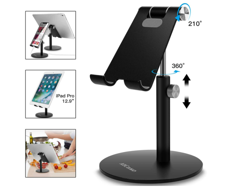 Tablet Stand 360°Retail Pos Rotating iPad Mount Holder Swivel Base ...