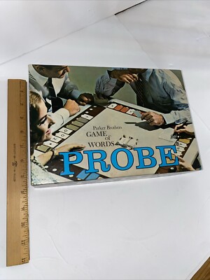 PROBE No. 200 Game of Words 1964 Board Game Parker Brothers Complete ...