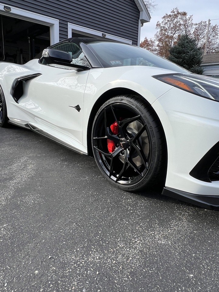 19" 20" ALT12 Forged Gloss Black wheels for C8 Corvette Z51 Stingray ...
