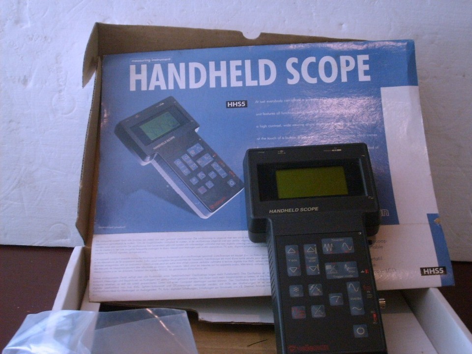 Velleman Oscilloscope K7105 HHS5 Handheld Scope With AC Adapter | eBay