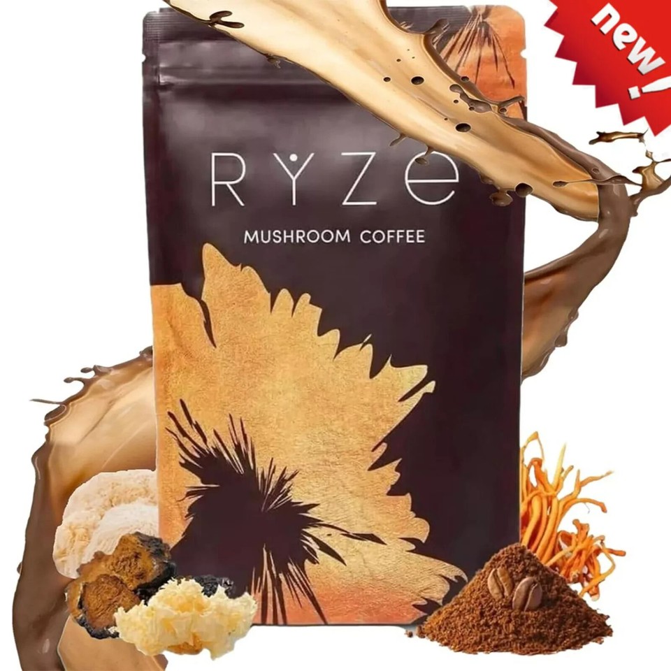 RYZE Mushroom Coffee 30 Servings Per Pack - PACK OF 2 | eBay