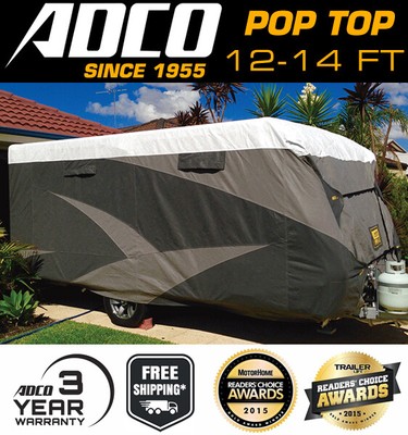 ADCO 12-14 ft 4.3m-4.9m Pop Top Camper Caravan Cover 3672mm-4284mm ...