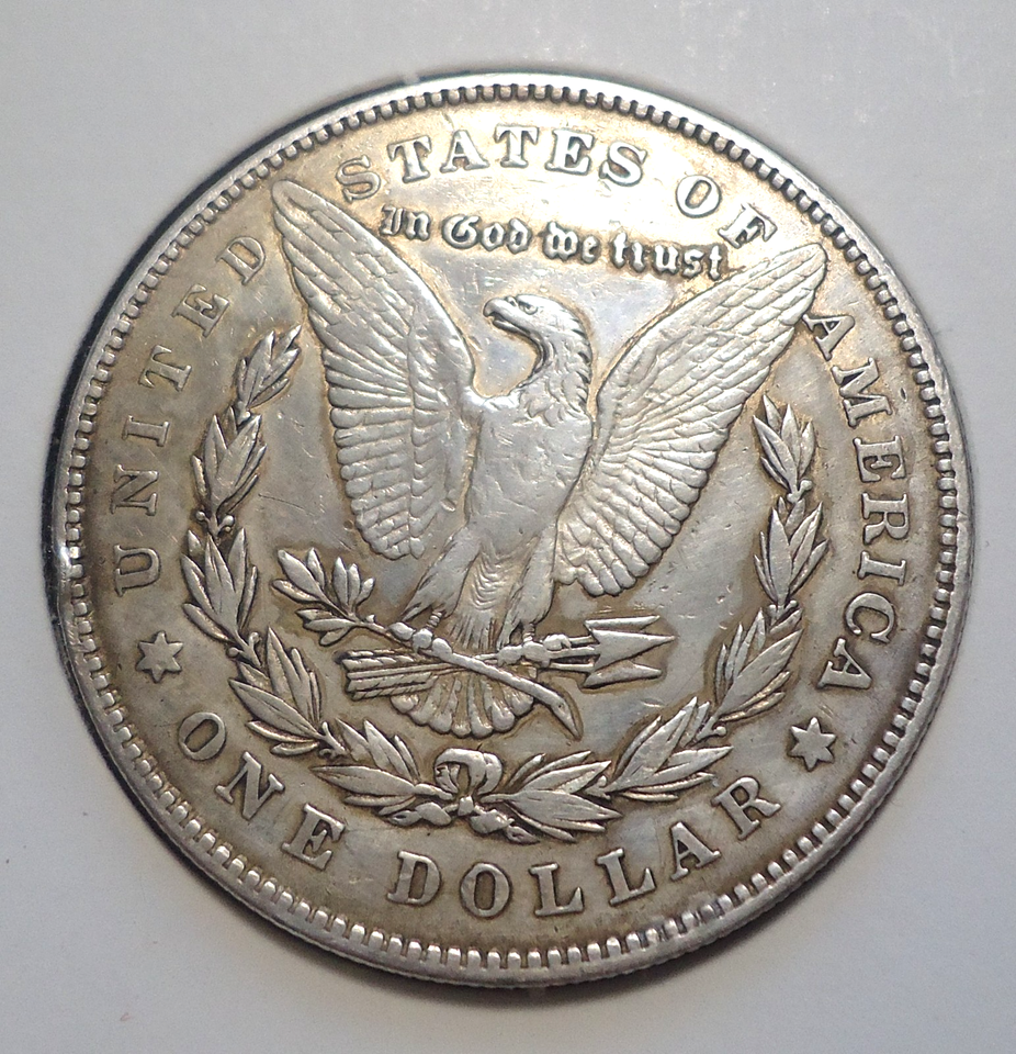 Extremely Fine XF 1878 7 tail feather Morgan silver dollar FREE ...