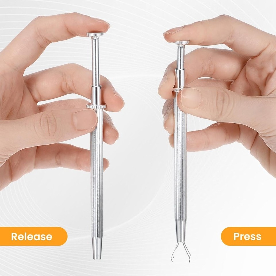 4Pcs Piercing Tools for Changing Jewelry, 4 Claw Piercing BallGrabber ...