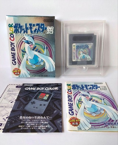 Pokémon Silver Game Boy Color Soft Silver #04fbc9 | eBay