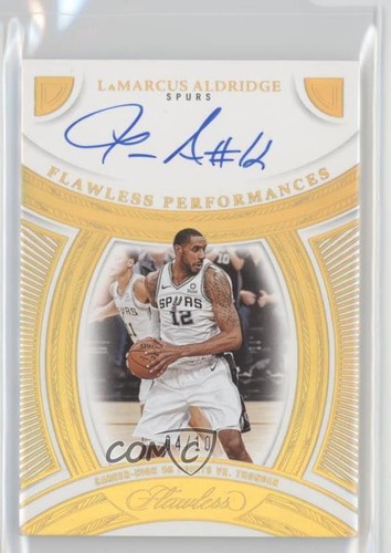 2024-25 Panini Flawless Performances Gold 4/10 LaMarcus Aldridge #FP ...