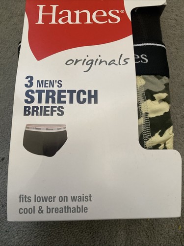 New 3 Pack Hanes Men’s Original Low Rise Comfort Flex Stretch Briefs ...