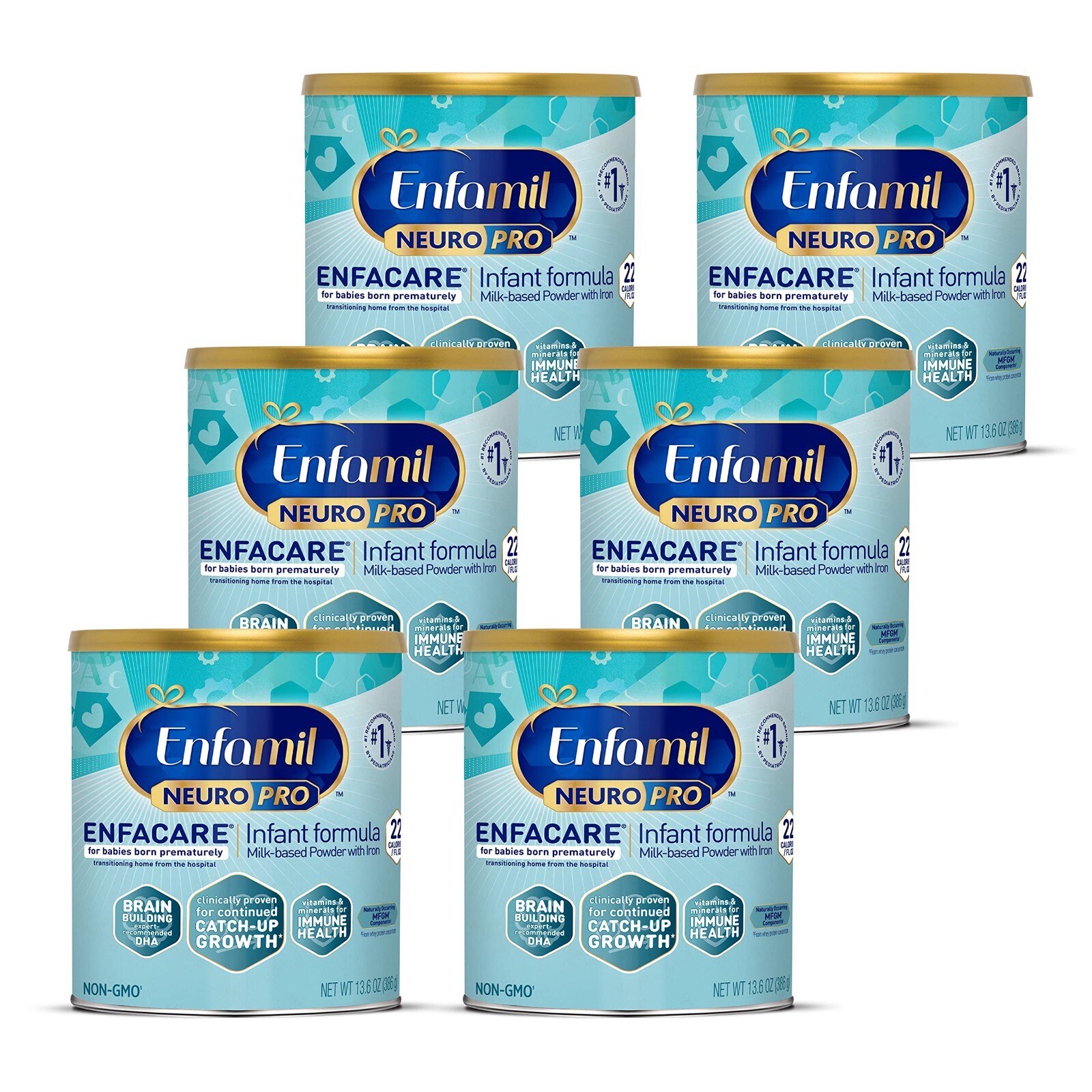 Enfamil NeuroPro EnfaCare Infant Formula Milk-Based Powder (6 - 13.6oz ...