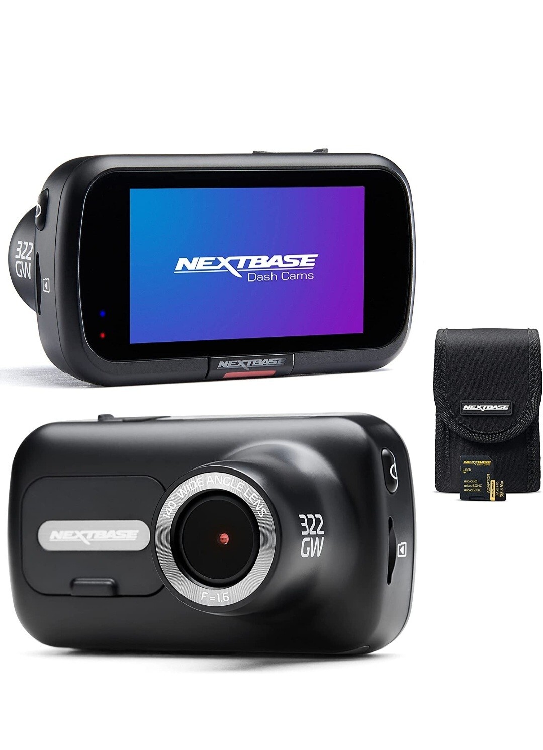 Nextbase 322GW Dash Camera and Rear Camera with Hardware kit. New in ...