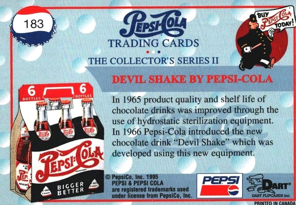 Pepsi Cola 1995 Trading Card #183 | eBay