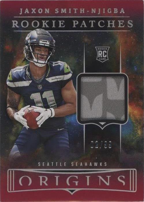 2023 Panini Origins - Rookie Patches Jaxon Smith-Njigba #RP-JSN Red /99 ...