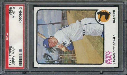 1973 TOPPS #558 JERRY MAY PSA 9 ROYALS *B73558 | eBay