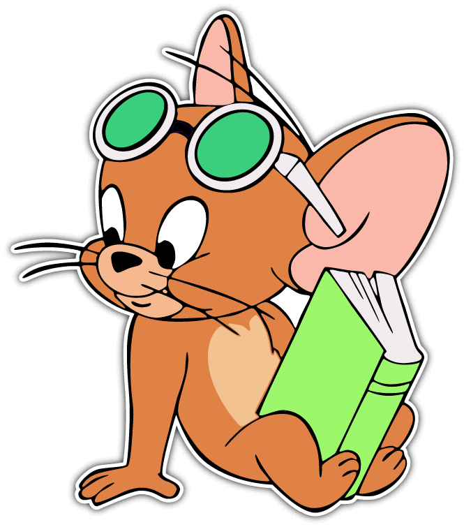 Tom and Jerry Cat Mouse Pet Kids Cartoon Car Bumper Window Sticker ...