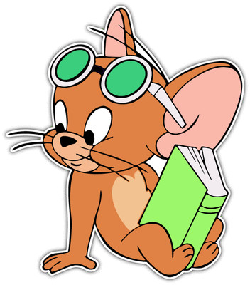 Tom and Jerry Cat Mouse Pet Kids Cartoon Car Bumper Window Sticker ...