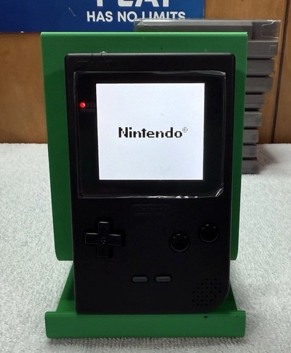 Nintendo Gameboy Pocket Black IPS screen New Shell. Tecmo Bowl Read ...