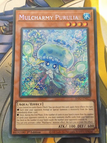 Yu-Gi-Oh! TCG Mulcharmy Purulia INFO-EN027 Secret Rare 1st Edition ...