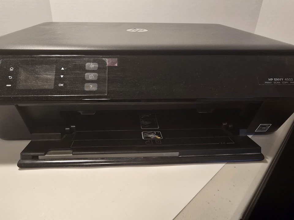 HP Envy 4502 All-in-One Inkjet Printer Scan Wireless Copy Black Pre ...
