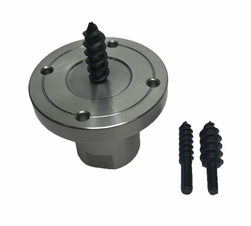 WOOD LATHE SCREW CHUCK WITH INSERTS 2-1/2" DIAMETER 3/4" X 16TPI THREAD ...