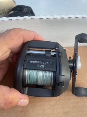 Abu Garcia Ambassadeur 823 MAG 1 Magnetic Brake Bait Casting Fishing ...
