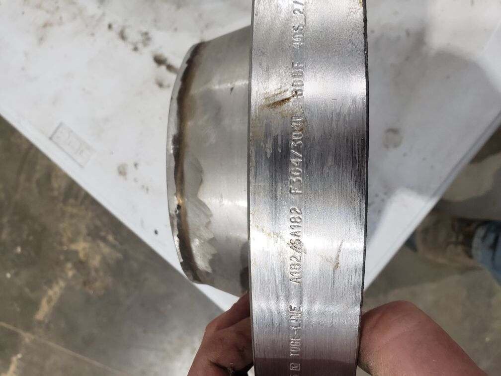 Tube-Line Weld Neck Pipe Flange 6" 300 B16.5 F304/304L SS A182/SA182 ...