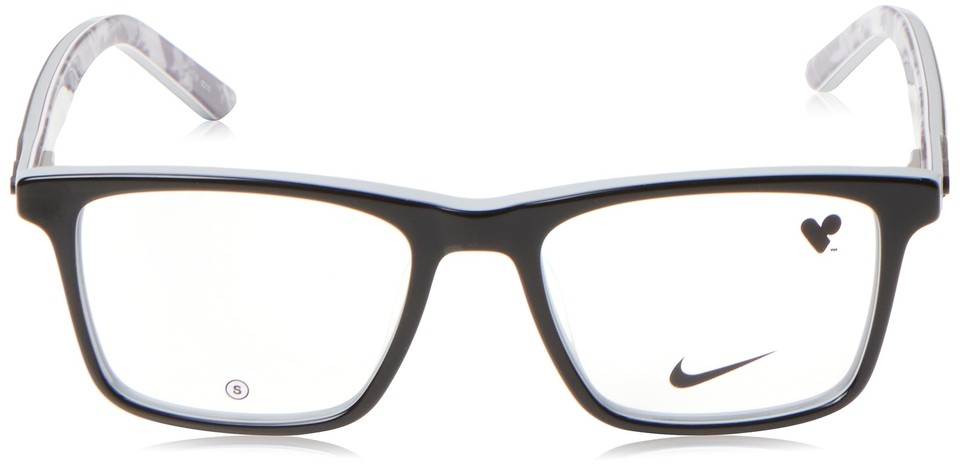 New KIDS NIKE Eyeglasses 5548 001 Matte Black & Wolf Grey Eyeglasses 46 ...