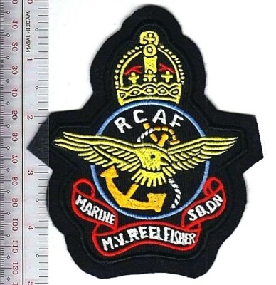 Canada Royal Canadian Air Force RCAF WWII Marine Vessel Reel Fisher Sq ...