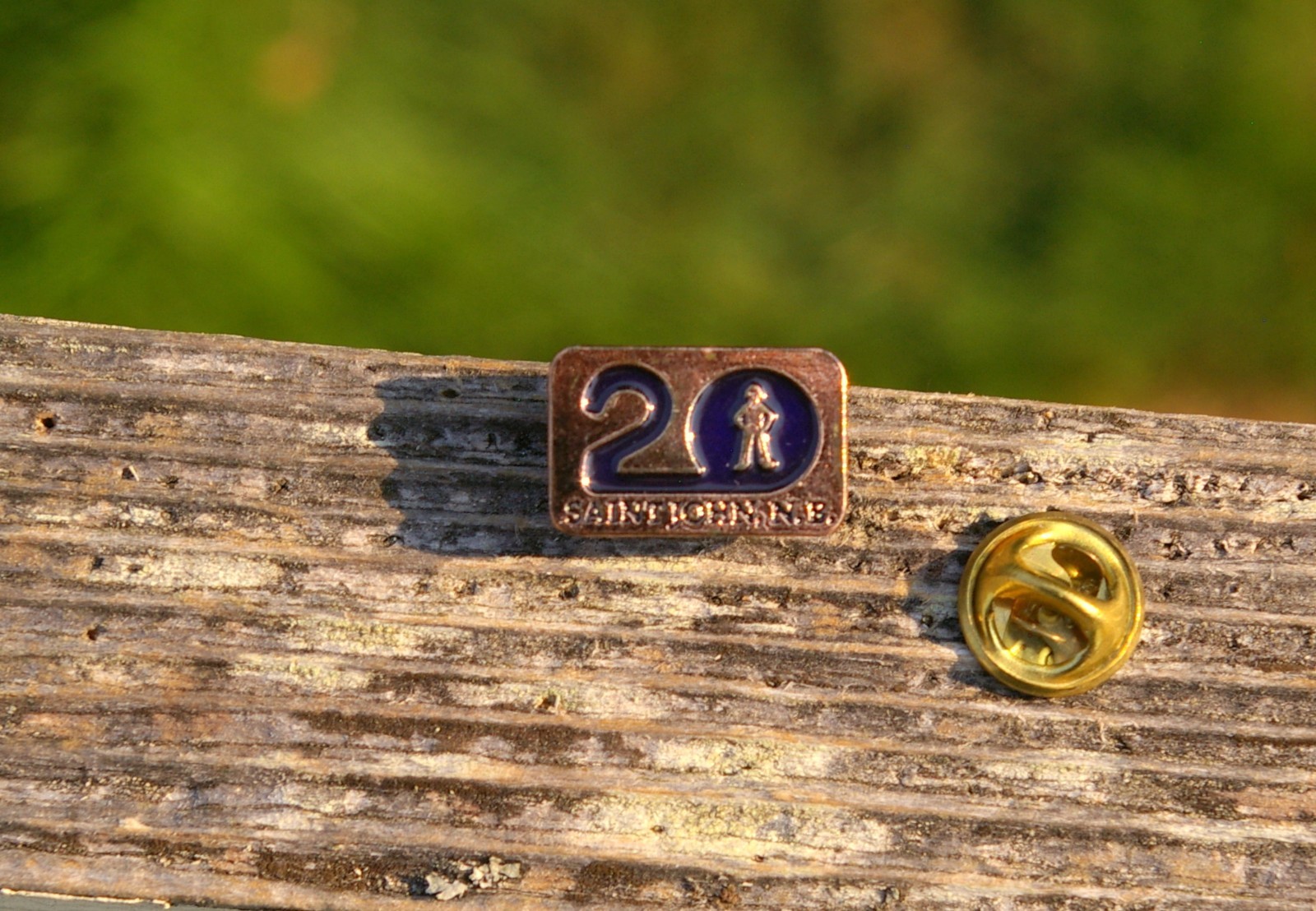 20 Saint John NB New Brunswick Canada Copper Tone Metal & Enamel Pin ...
