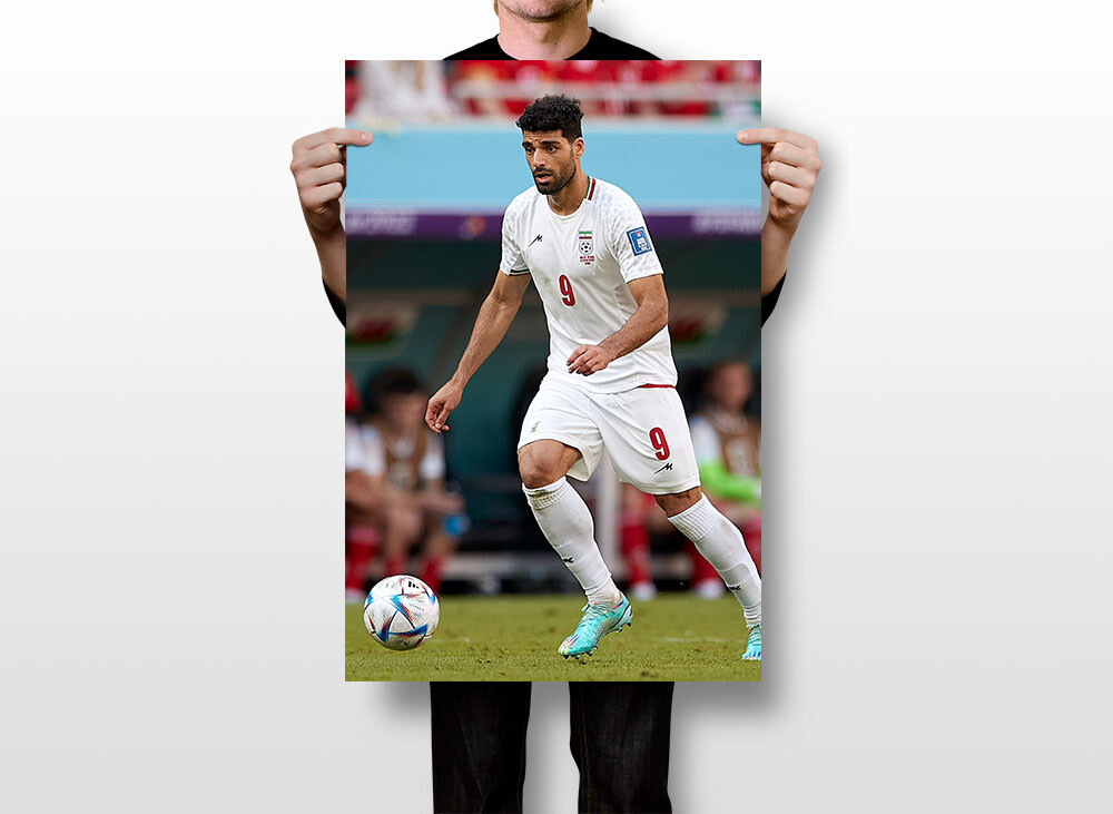 Mehdi Taremi Iran National Team World Cup Wall Art Home Decor - POSTER ...
