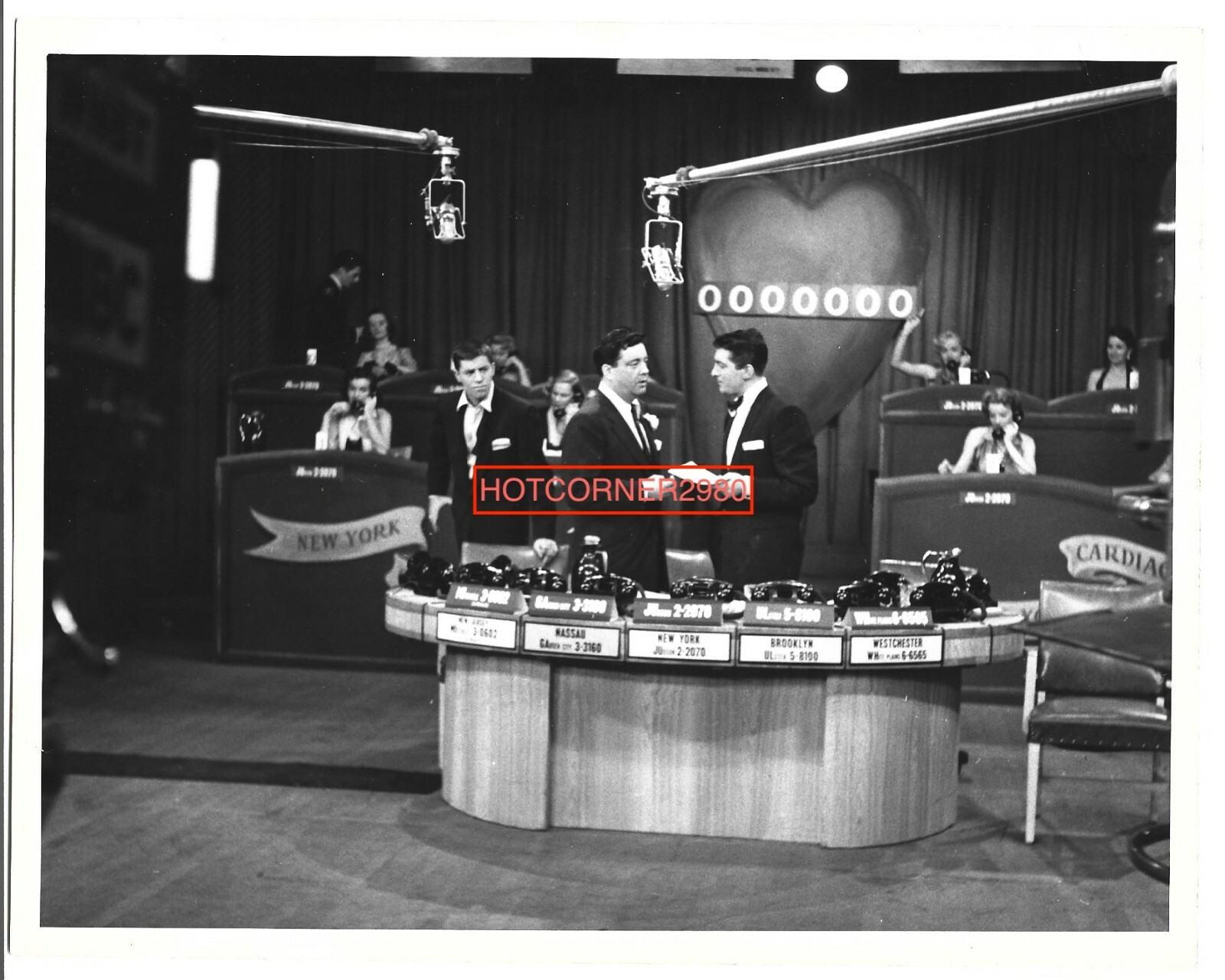 JERRY LEWIS DEAN MARTIN JACKIE GLEASON MUSCULAR DYSTROPHY TELETHON 1952 ...