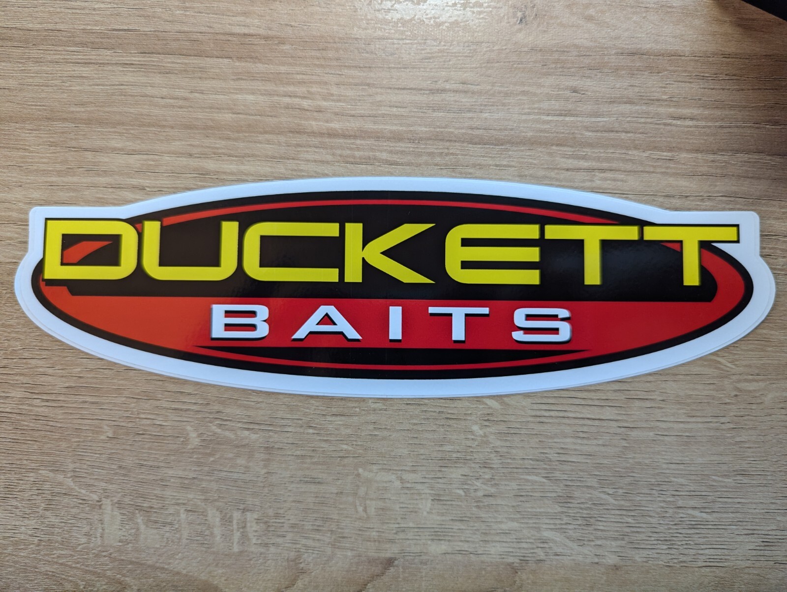(3) Duckett Fishing Bait 10" Graphic Decal Sticker for Boats Tackle ...