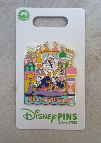 2023 Disney Parks It’s A Small World Clock Minnie Mickey Slider Open ...