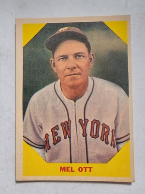 1960 FLEER BASEBALL MEL OTT CARD #36 NEW YORK GIANTS BASEBALL CARD | eBay