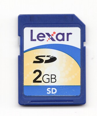 Lexar 2GB SD Genuine Camera Memory Card | eBay