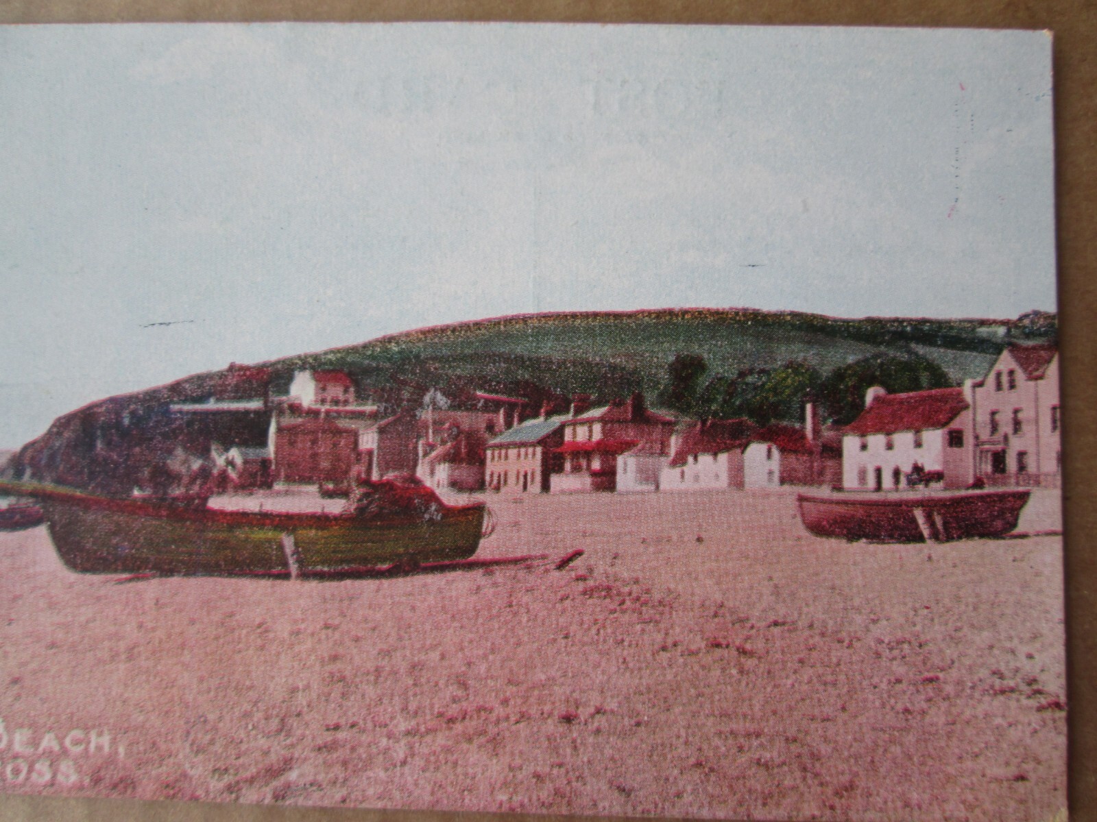 On the beach, Torcross (Vintage postcard unposted) Devon | eBay UK