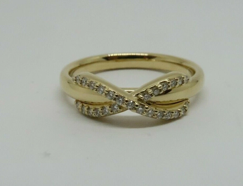 Tiffany Gold Infinity Ring