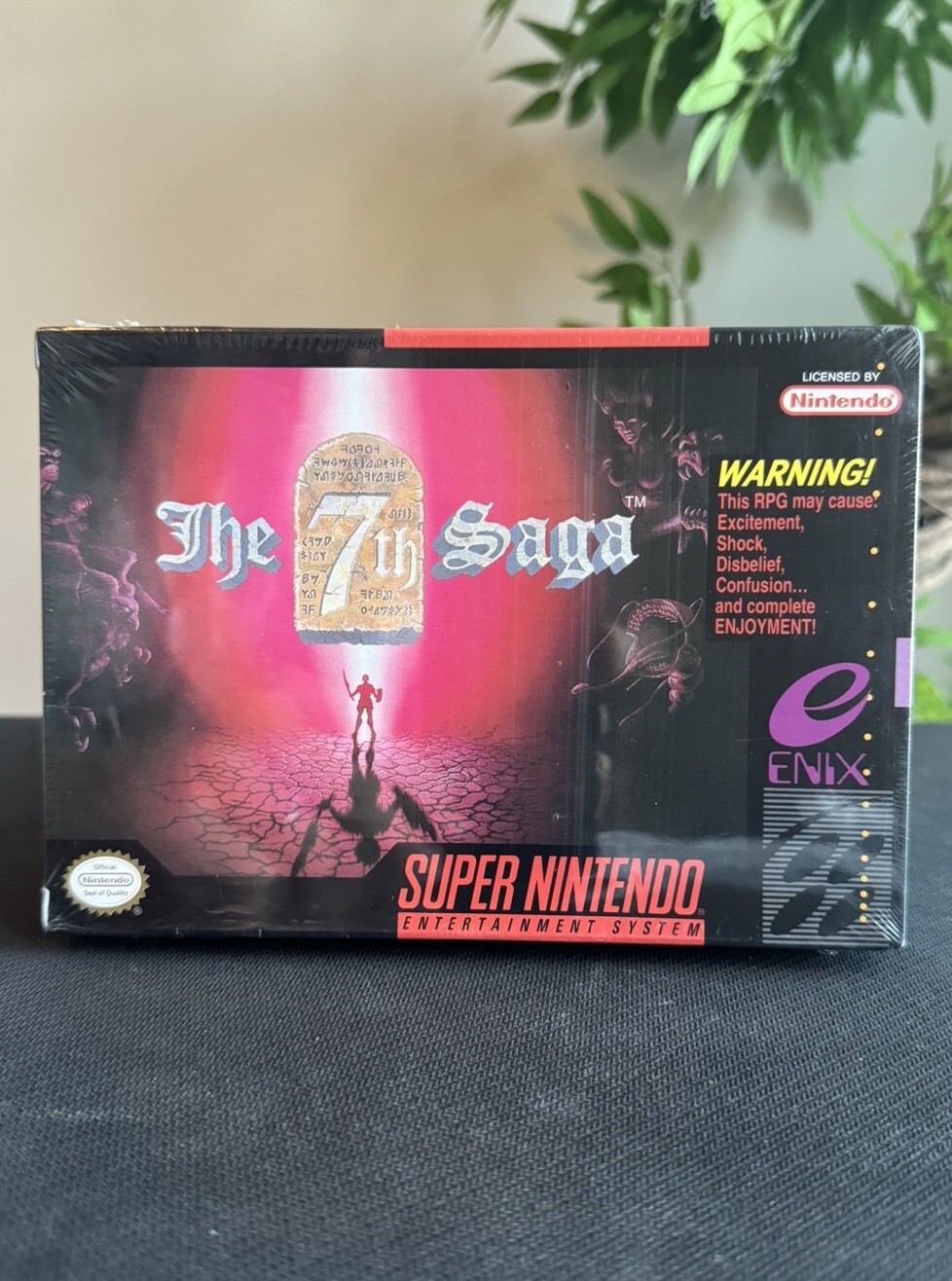 The 7th Saga Nintendo SNES ENIX Factory Sealed Brand New Very Rare WATA ...