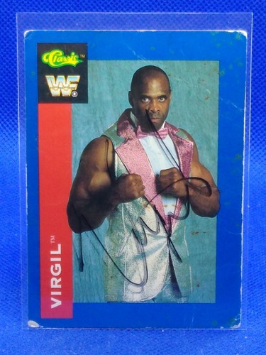 AUTOGRAPH VIRGIL 1991 TitanSports Classic WWF #58 ***POOR CONDITION ...