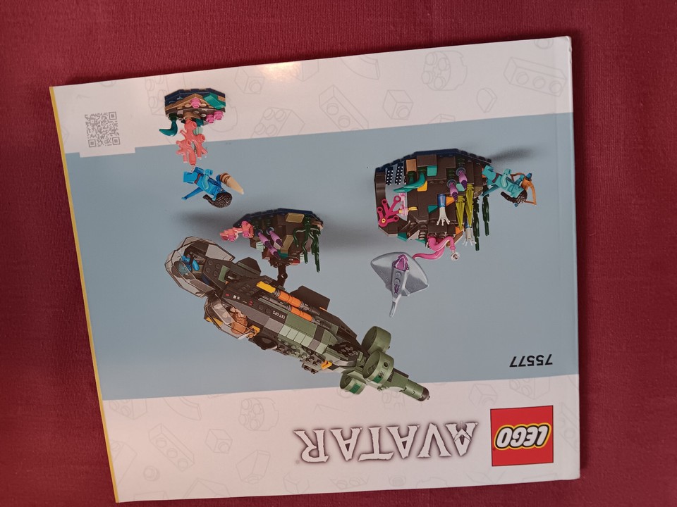 Lego Instruction Manual Only 75577 Avatar Mako Submarine No Bricks | eBay