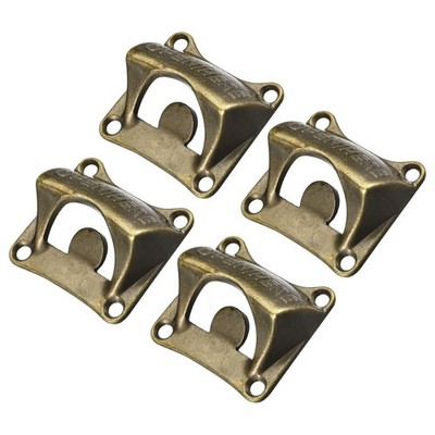 4pcs Wall Mounted Beer Soda Bottle Opener for Cafe Bar KTV, Bronze | eBay