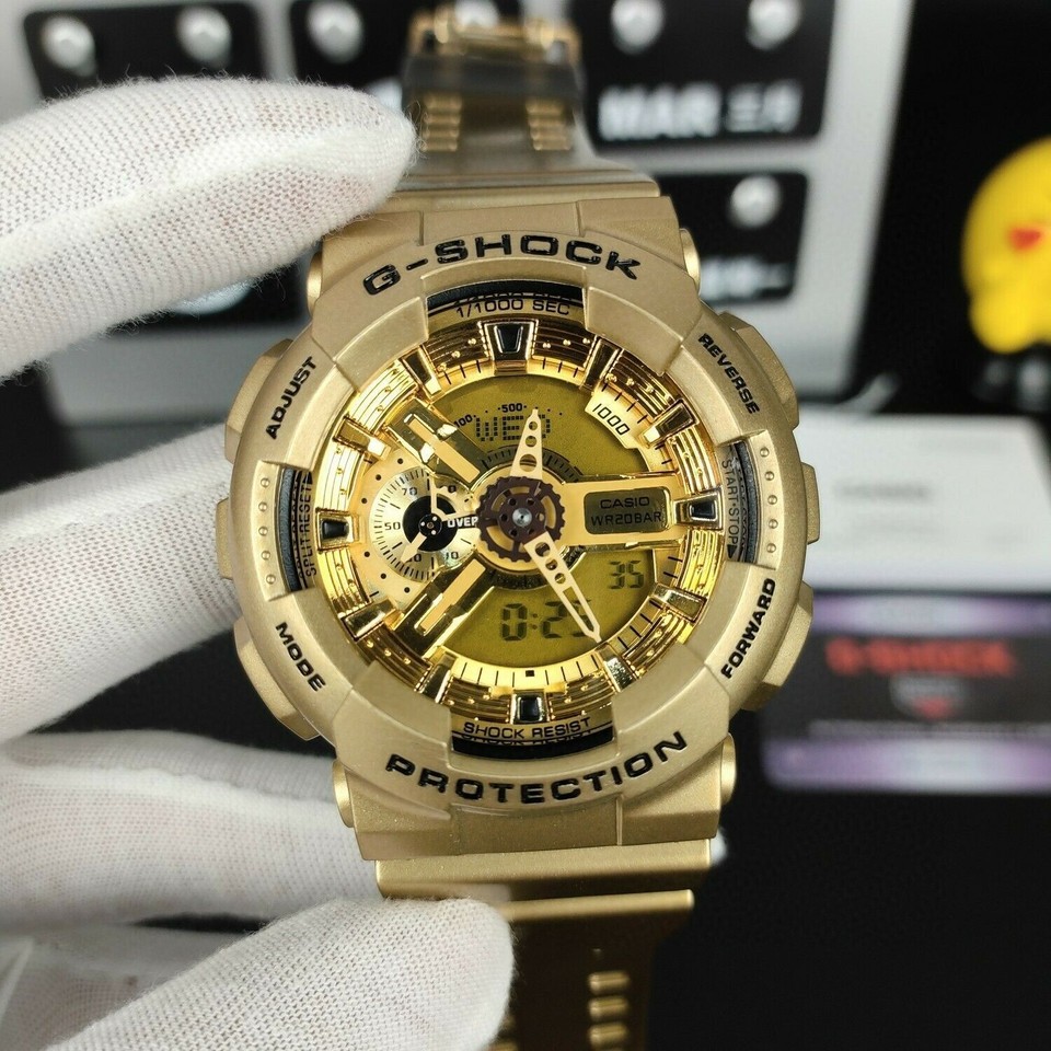 NEW G-Shock GA110-GD9A Men's Watch Digital Dial Gold Men's Watch* | eBay