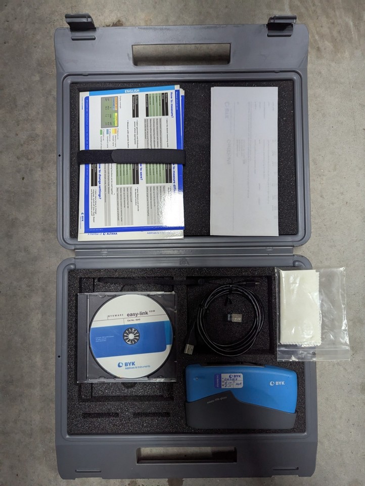 BYK 4446 Micro-TRI-Gloss Meter 20° 60° 85° Three Angle Gloss Meter | eBay