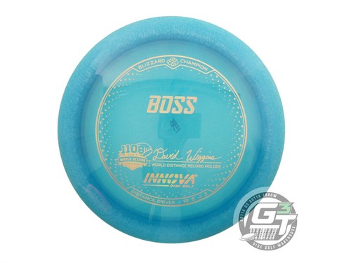USED Innova Blizzard Boss 158g Blue Gold Holo Foil Distance Driver Golf ...