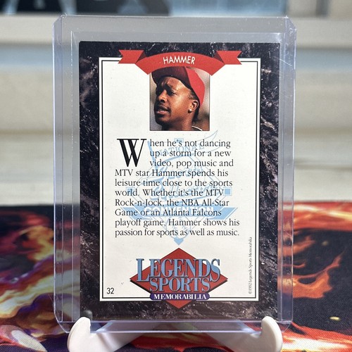 MC HAMMER 1992 "LEGENDS MAGAZINE" ROOKIE CARD Rare Red Foil Version | eBay