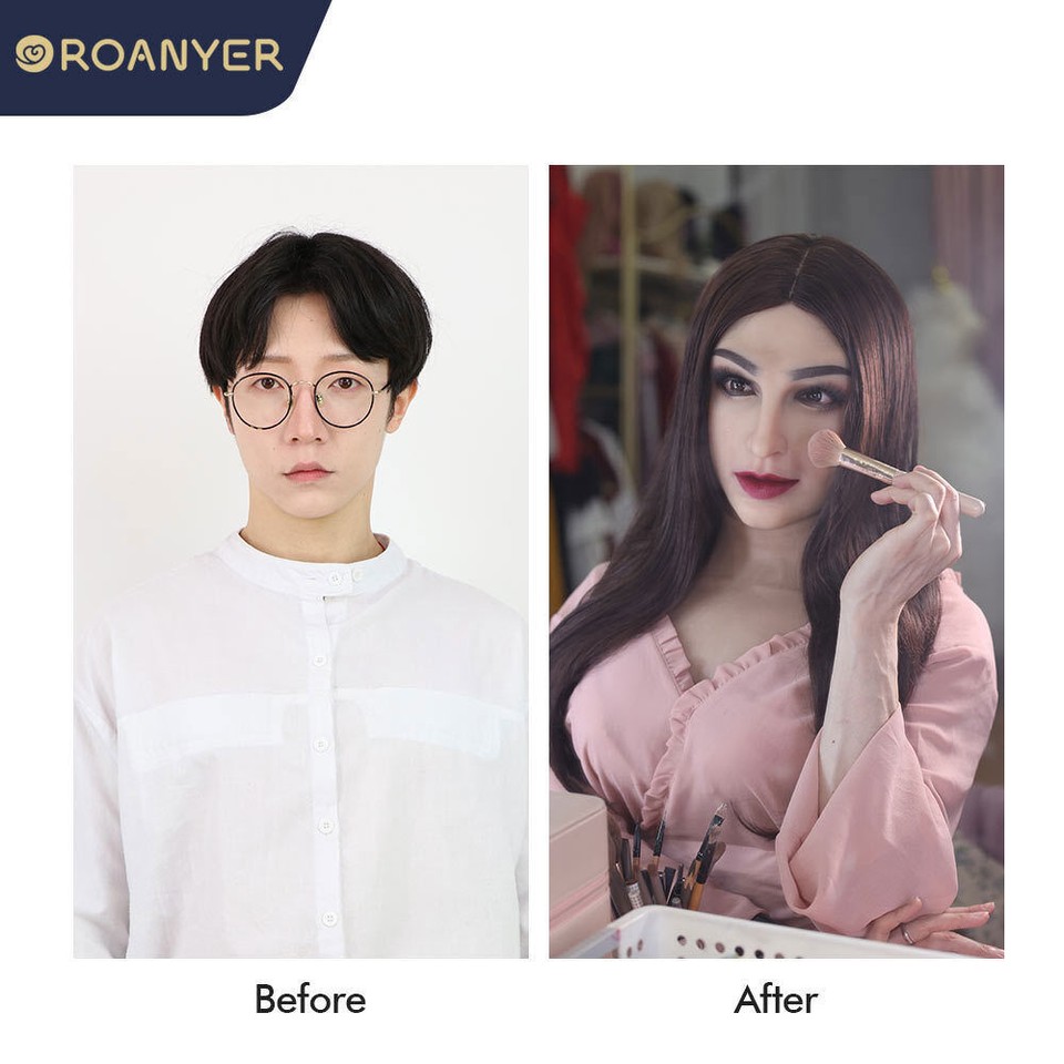 Roanyer Female Mask Realistic Silicone Mask Real Mask For Cosplay ...
