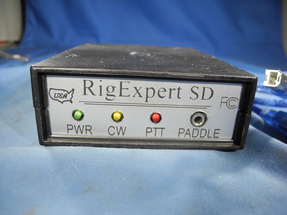 RigExpert SD Ham Radio Sound Card Computer Interface w/ USB Cable Only ...