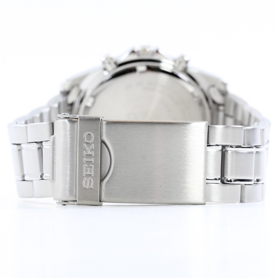 SEIKO SPIRIT SBTQ039 Analog Quartz Chronograph White Silver | eBay