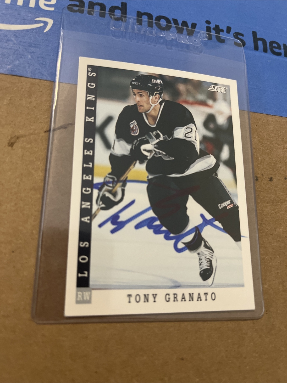 Tony Granato Signed 1993-94 Score Card Kings | eBay
